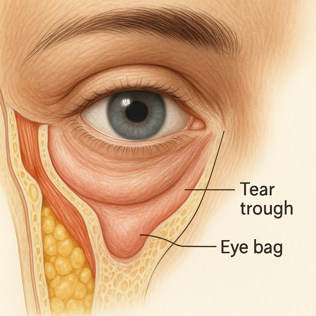 Eye Bags Vs Tear Troughs Explained | Infinity Aesthetics